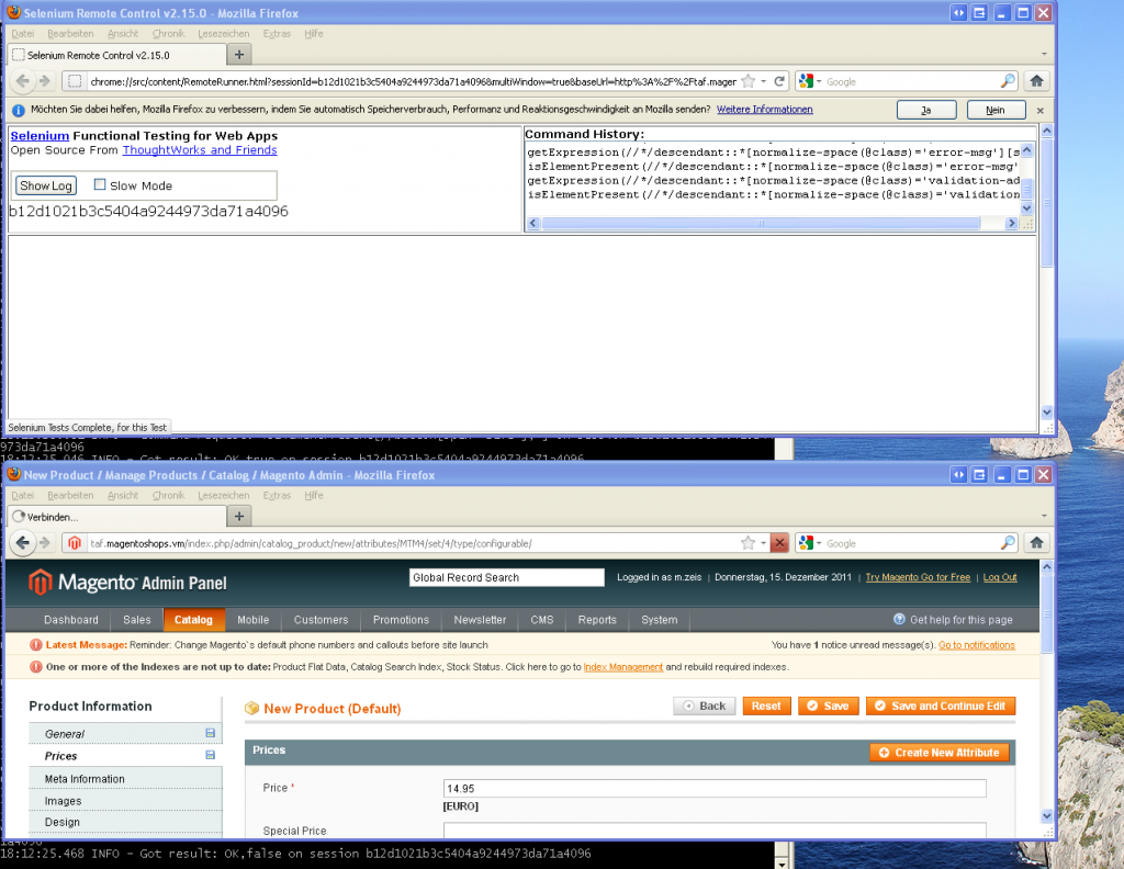 Das Magento Test Automation Framework (Magento TAF) | Matthias Zeis Das Magento Test Automation Framework (Magento TAF) | Matthias Zeis